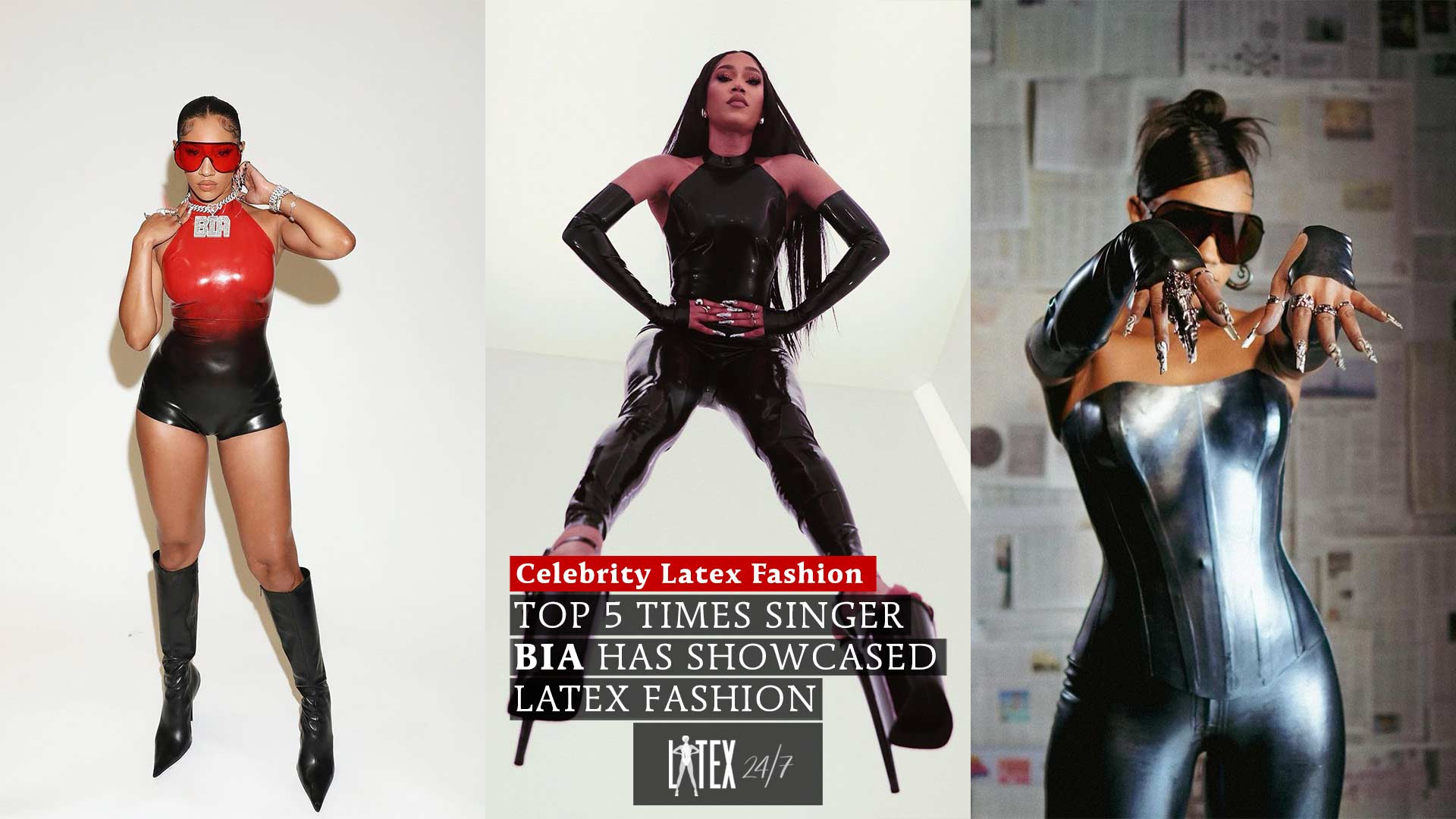 Top 5 Times Singer BIA Has Showcased Latex Fashion - Latex24/7